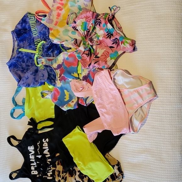 Swim | Youth Girls Assorted Swimsuits Bundle Of 9 All Size 78 | Poshmark